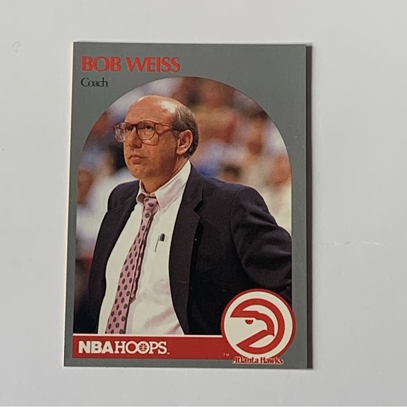 NBA HOOPS | Toys | 99 Nba Hoops Atlanta Hawks Bob Weiss 305 | Poshmark